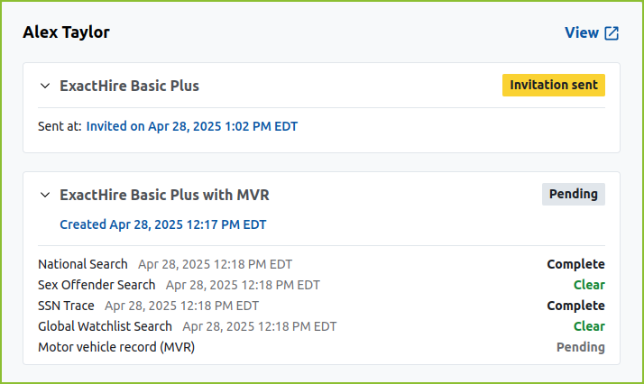 Checkr Background Check Integration