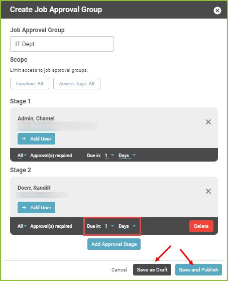 Job Approvals (Requisitions)